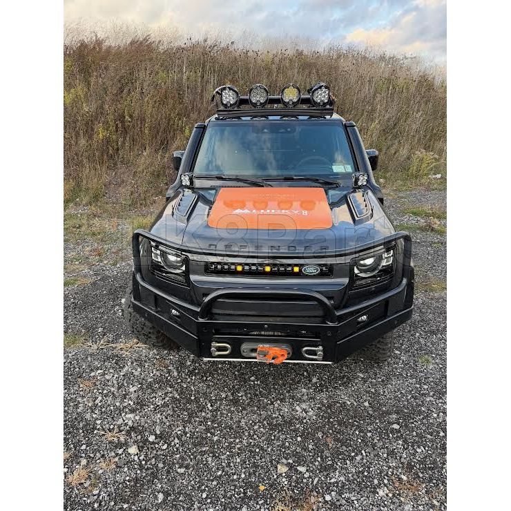 Octa Style Front Grille 3 LED Light Kit Defender L663 – Lucky8 Off Road