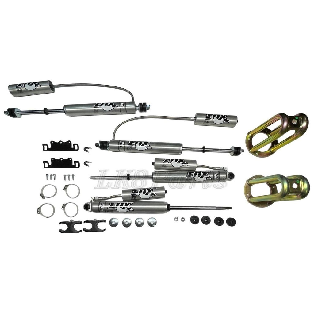 FOX 2.0 +3" Shocks w/ Remote Reservoirs – Lucky8 Off Road