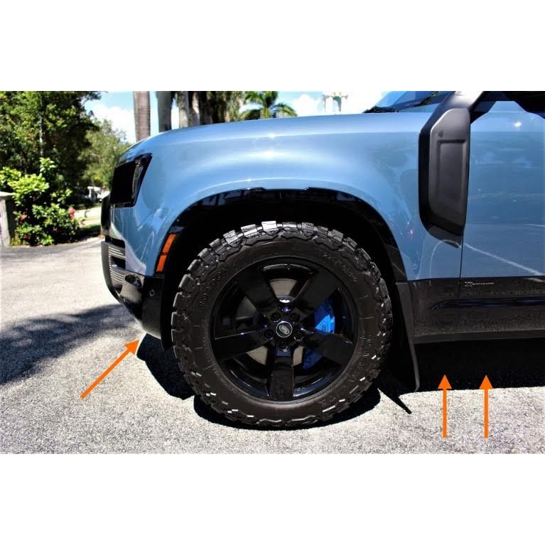 New Defender L663 D110 Gloss Black Body Kit – Lucky8 Off Road