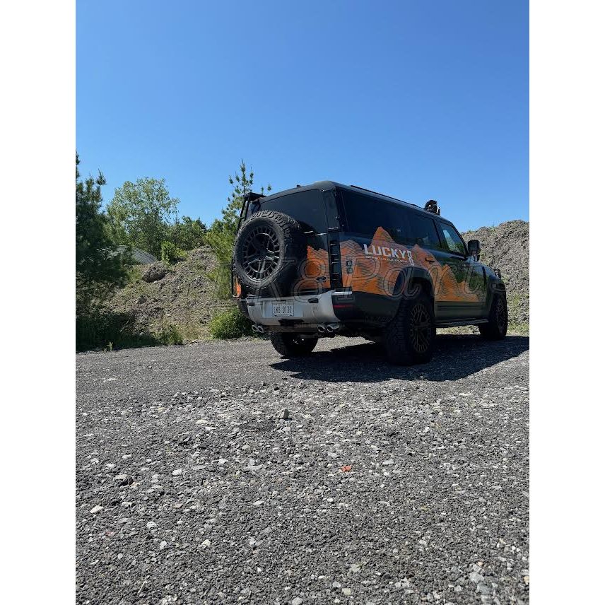 Dual Exhaust Tips - Defender L663 P400 – Lucky8 Off Road
