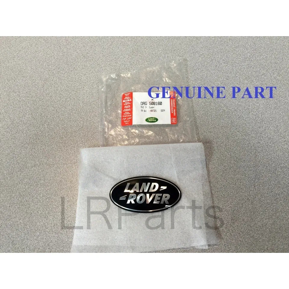 DAG500160-Black on Silver Front Grille Badge Genuine – Lucky8 Off Road