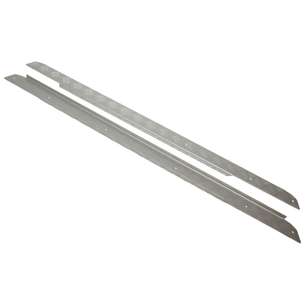 Side Sills Chequer Plate Silver Pair – Lucky8 Off Road