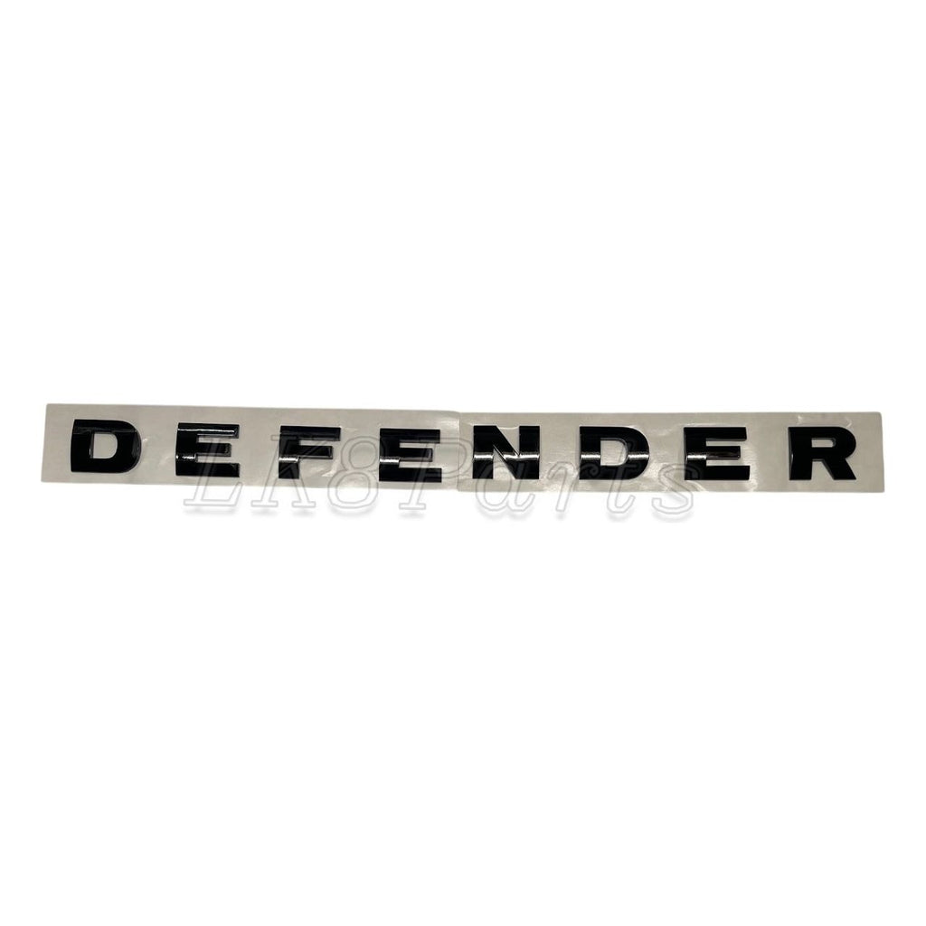 Raised Block Gloss Black Front Hood Lettering Genuine – Lucky8 Off Road