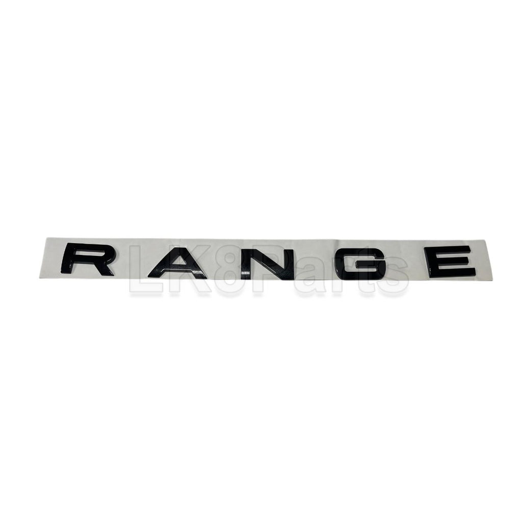 Black Front Hood Lettering "RANGE" Genuine – Lucky8 Off Road