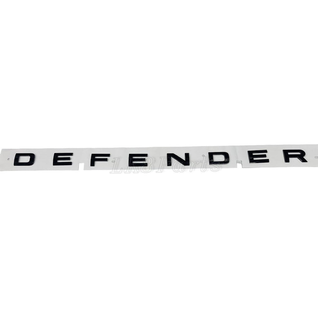 Defender L663 Genuine Gloss Black Hood Lettering Kit – Lucky8 Off Road