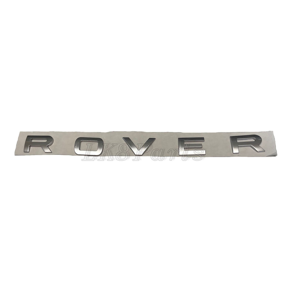 Hood Decal Sticker Lettering "ROVER" Emblem Silver Genuine – Lucky8 Off ...