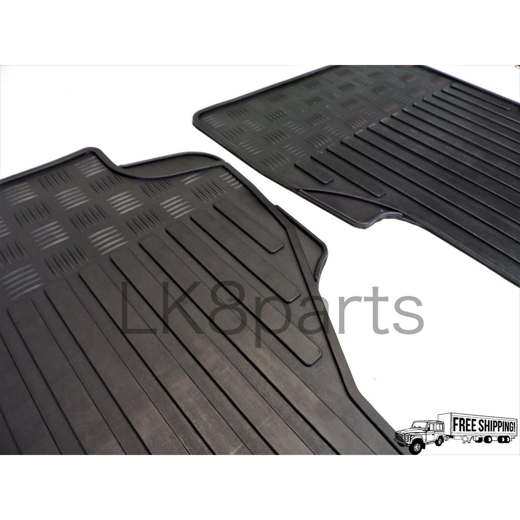 FRONT FLOOR RUBBER MAT SET – Lucky8 Off Road