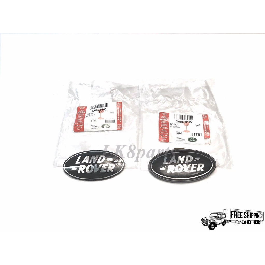 LAND ROVER FRONT GRILLE AND REAR TAILGATE BADGE SET GENUINE – Lucky8 ...