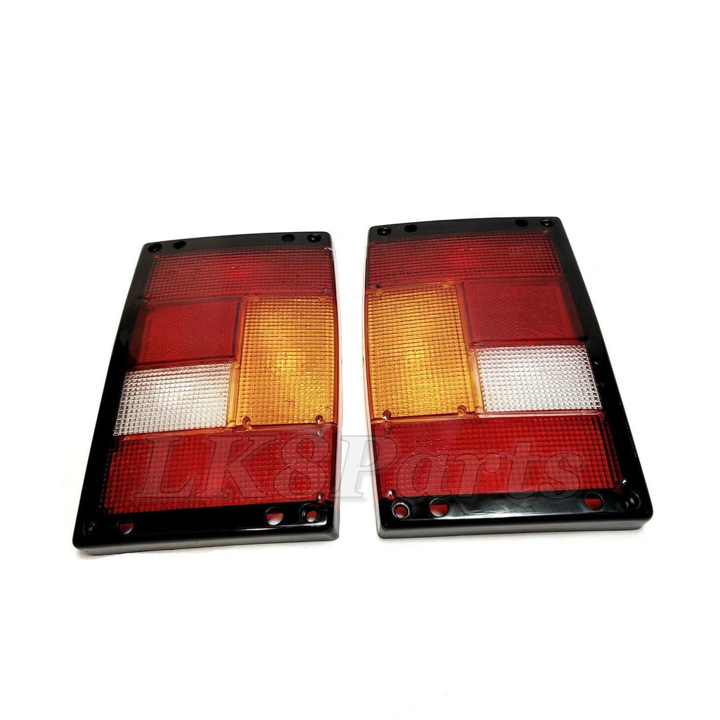 Rear Tail Light Lamps LH & RH LENS with Black Edges – Lucky8 Off Road