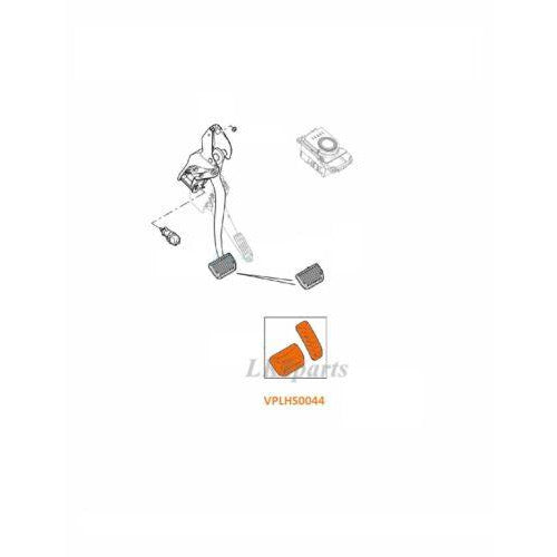 Foot Pedal Pad Noble Finish SET VPLHS0044 Genuine New – Lucky8 Off Road