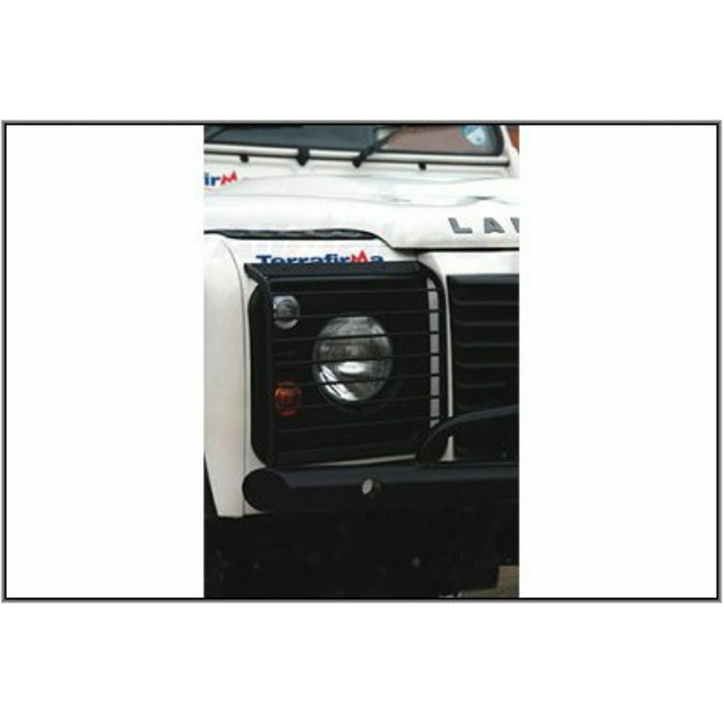 Black Metal Hinged Front Lamp Guard Kit Pair – Lucky8 Off Road