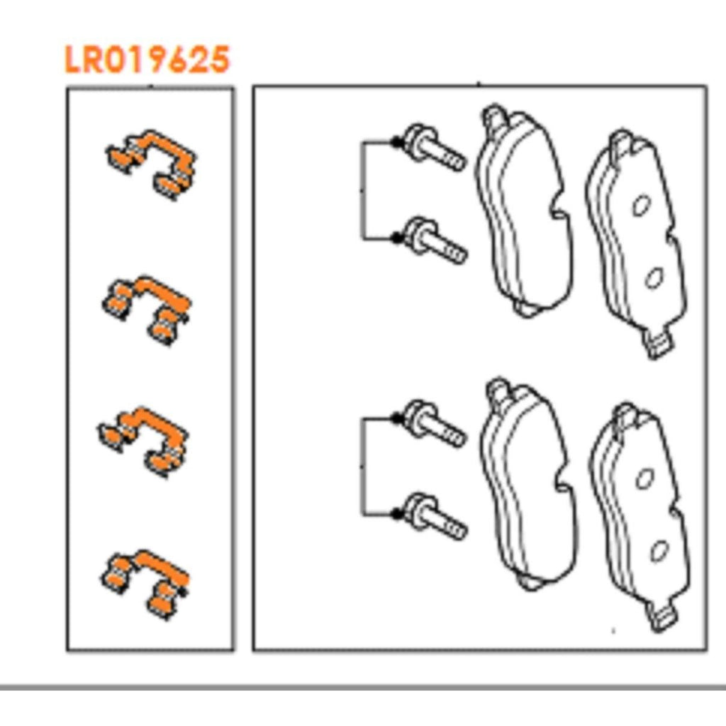 Brake Caliper Retaining Clip Set – Lucky8 Off Road
