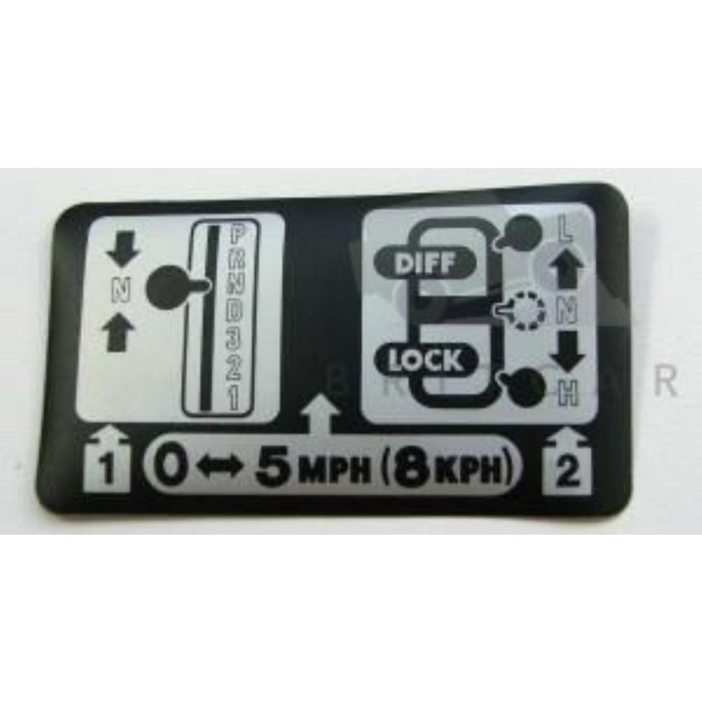 NAS Warning Decal Automatic Transmission Auto Box – Lucky8 Off Road