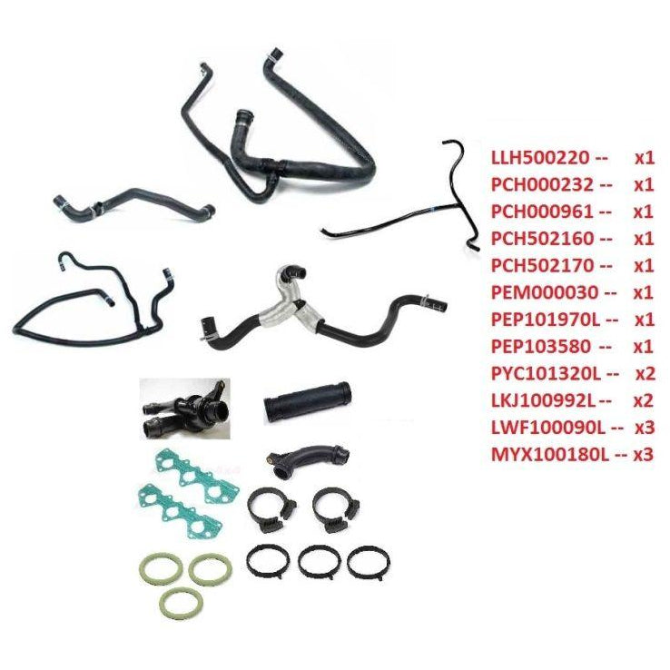 Complete Coolant Hose and Thermostat Kit – Lucky8 Off Road