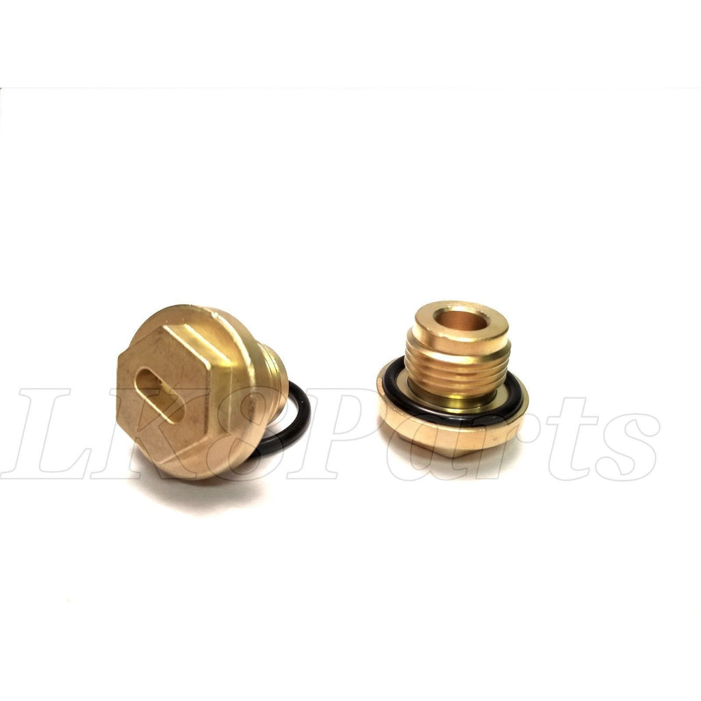 BRASS FRONT & REAR DIFFERENTIAL OIL LEVEL PLUG SET – Lucky8 Off Road