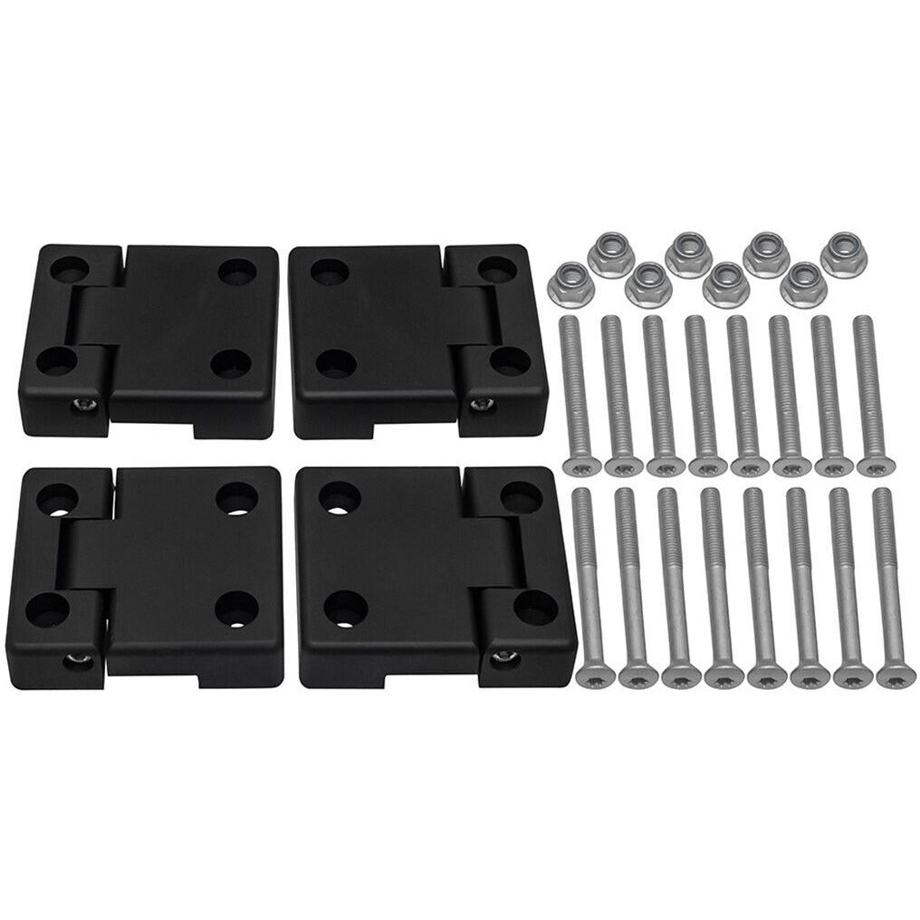 Front & Second Row Door Hinge Kit - Anodized Black – Lucky8 Off Road